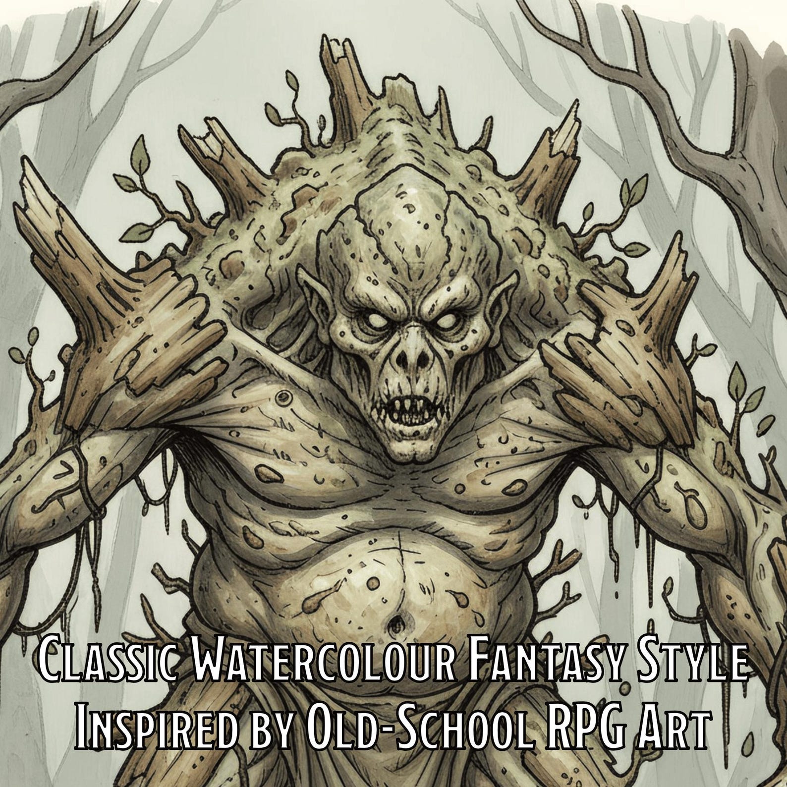 Creature Portraits for Dnd and RPG – Forest & Borderland Beasts | Old ...