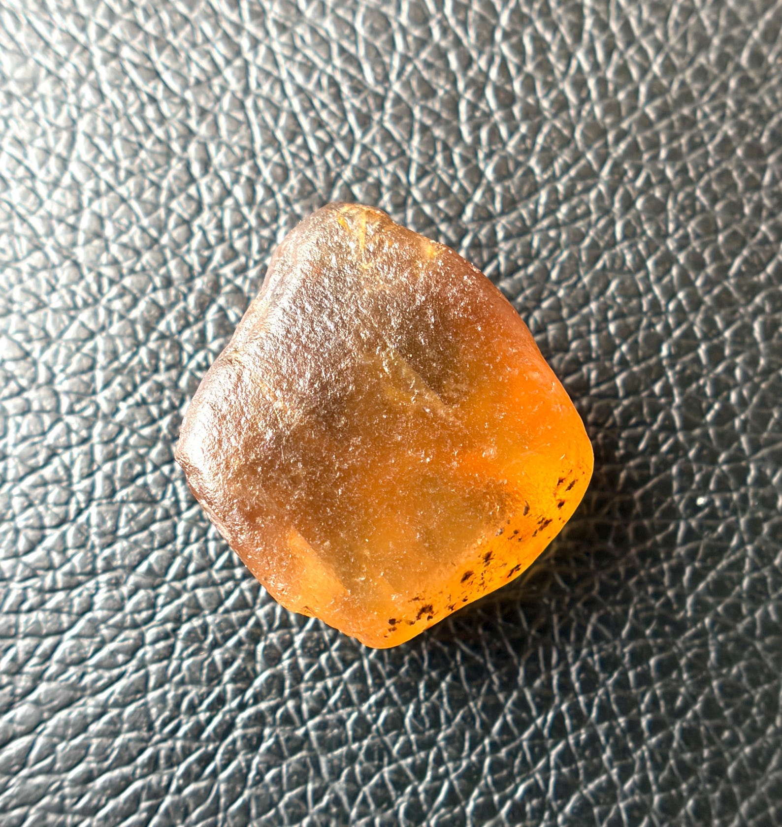 Natural Imperial Golden Topaz Rough Gemstone (27x25x13 MM), Facet Grade ...