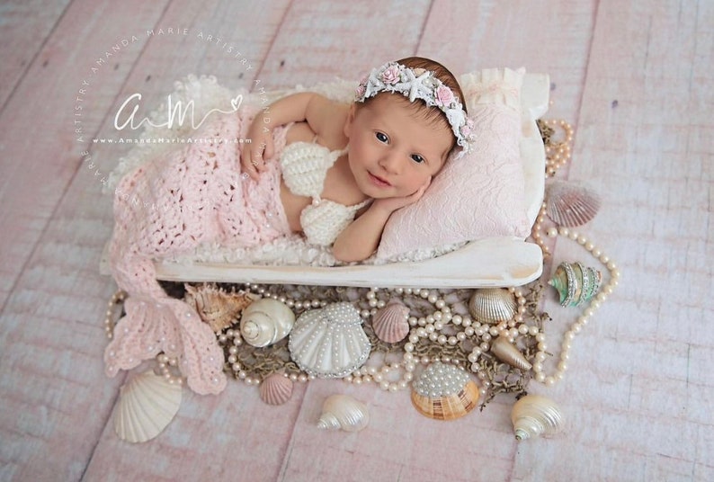 Beach Themed Headband Seashell Crown Sea Shell Crown Beach - Etsy