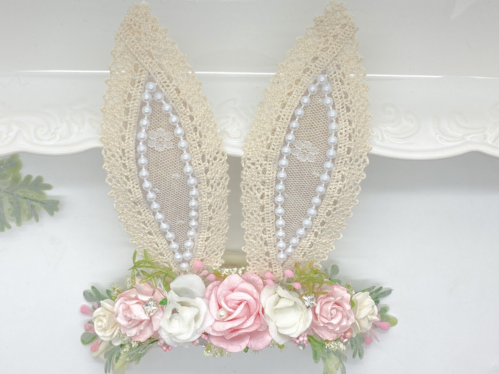 Pink Bunny Ears Headband, Easter Headband, Baby Bunny Headband, Bunny ...