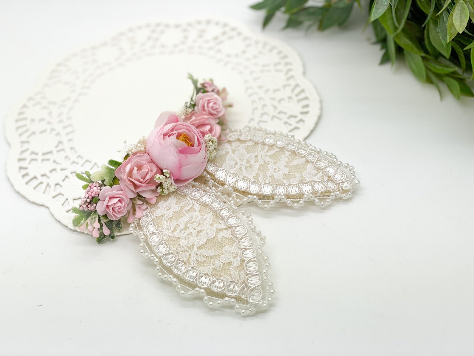 Pink Bunny Ears Headband, Easter Headband, Baby Bunny Headband, Bunny ...