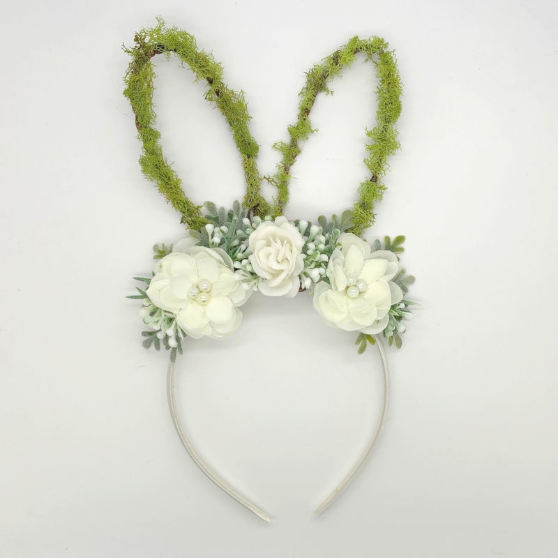 White Bunny Ears - Etsy