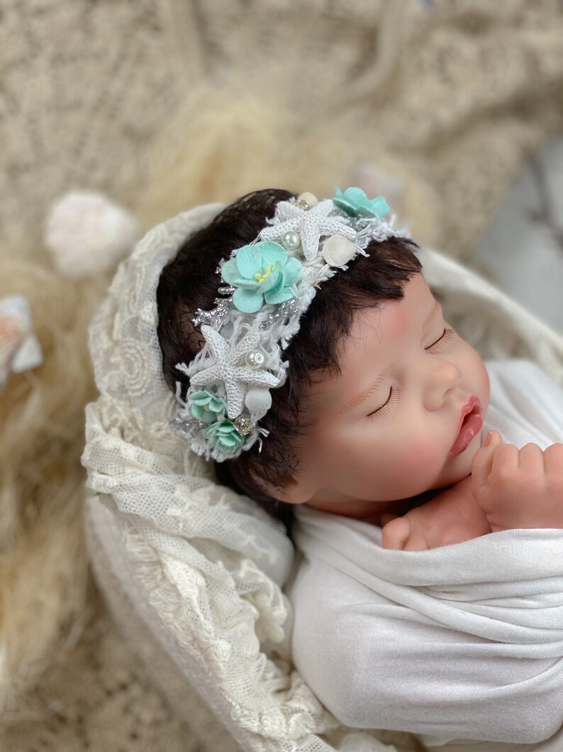 Beach Themed Headband Seashell Crown Sea Shell Crown Beach - Etsy