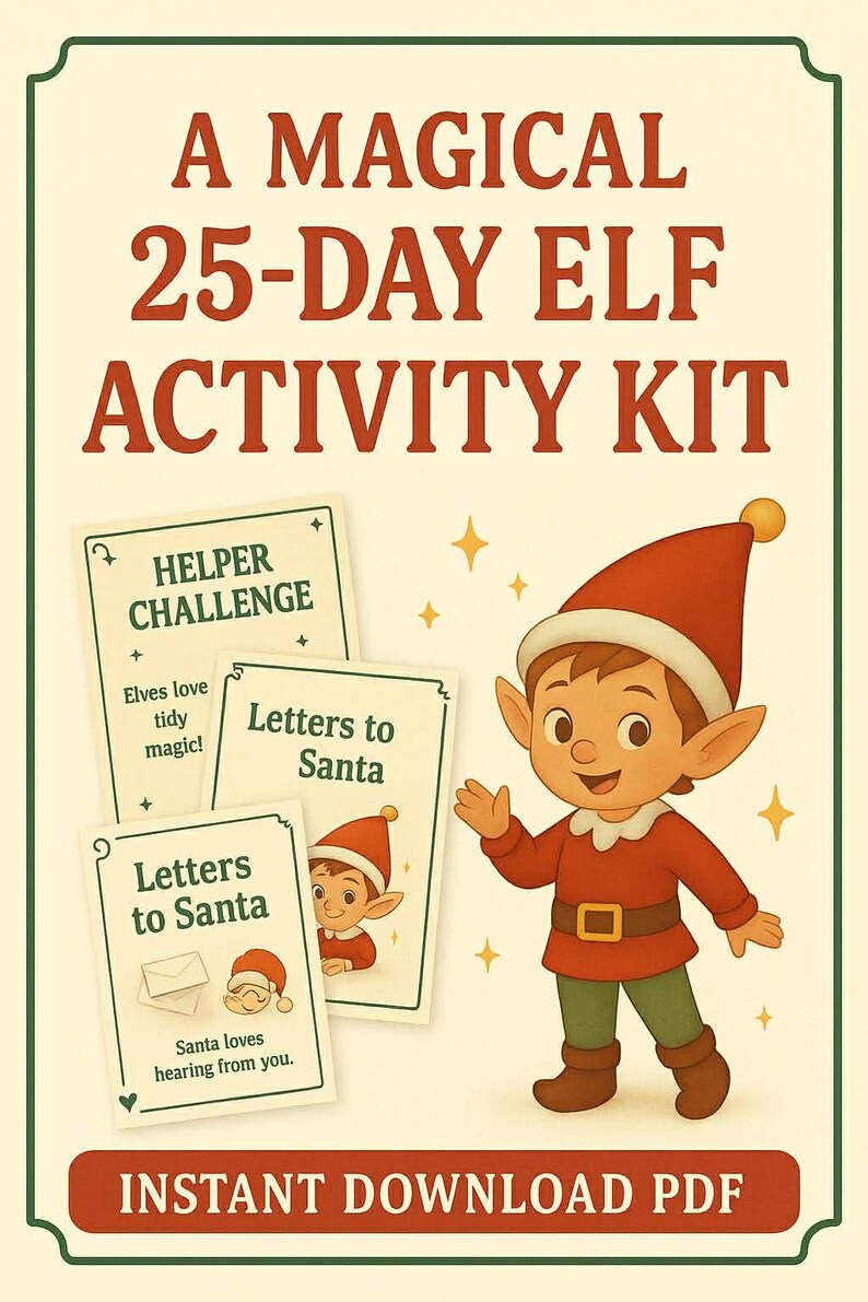 25-day Christmas Elf Activity Kit | Printable Daily Ideas (PDF) - Etsy ...