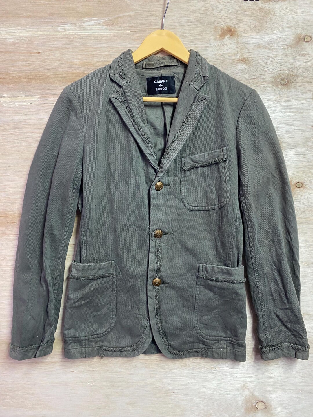 Cabane De Zucc Button Ups Worker Jacket - Etsy