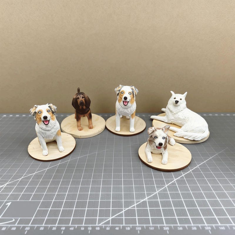 Custom Clay Sculpture Dog - Etsy