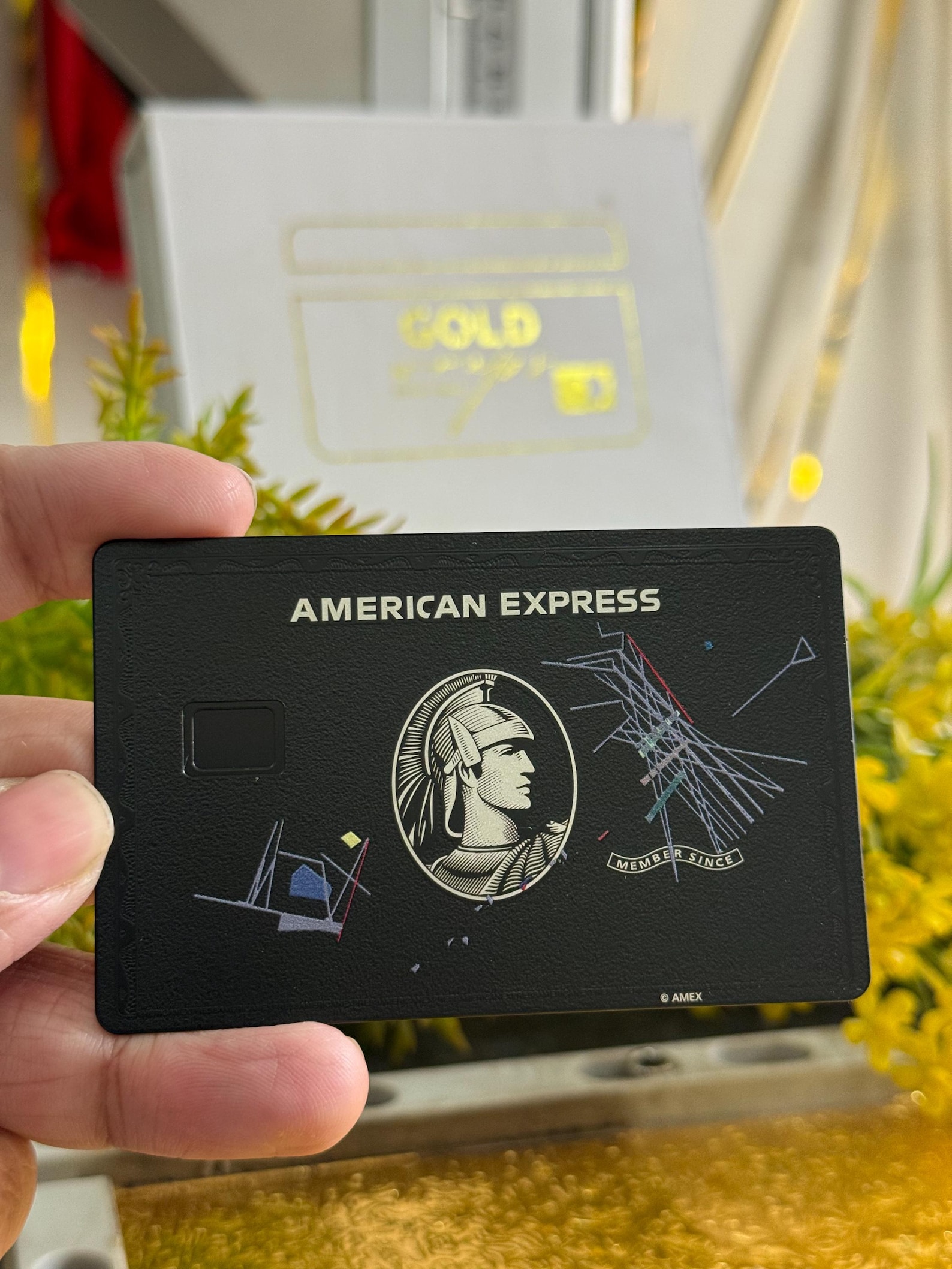 Custom Black Art AMEX Style Metal Card, Stainless Steel Cover, 1:1 ...
