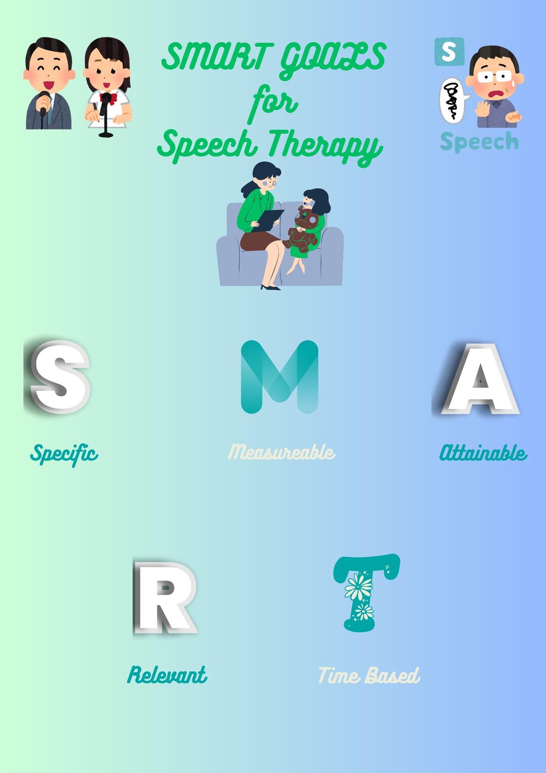 Speech Therapy SMART GOALS Planner - Etsy