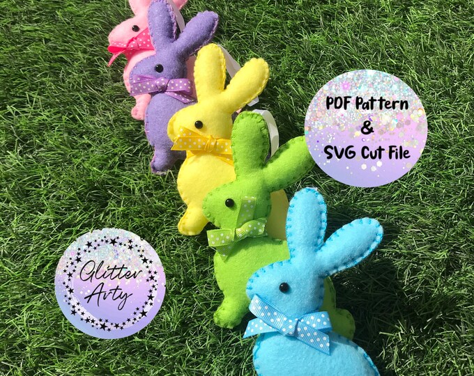 PDF Pattern and Instructions Woodland Garland Pink. Felt Kit. Digital ...