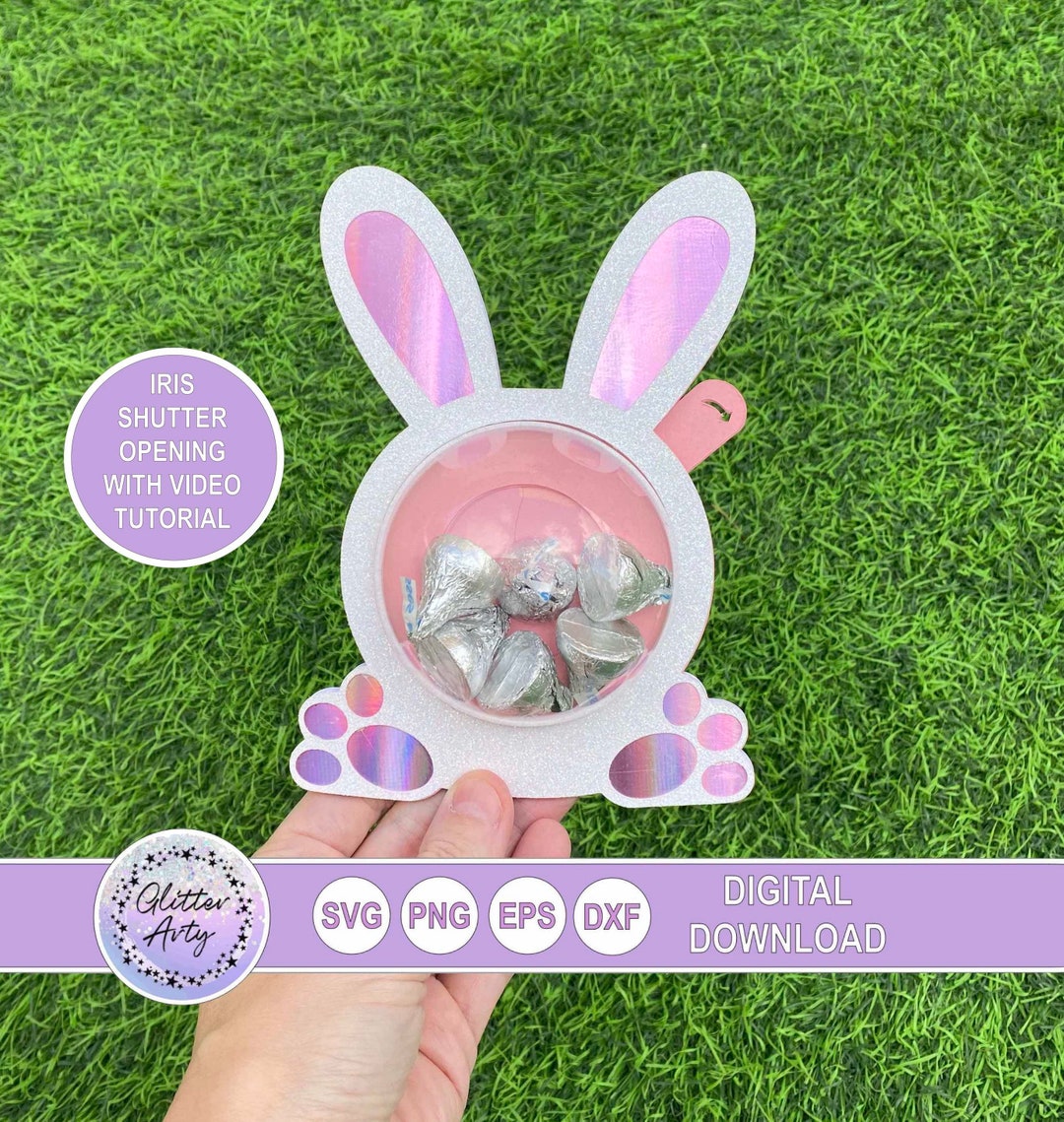 EASTER BUNNY Candy Holder, Dome With Opening Mechanism SVG Digital File ...
