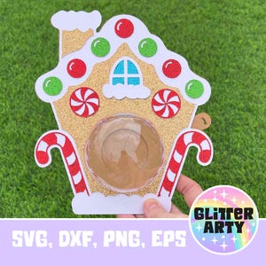 GINGERBREAD HOUSE Candy Holder SVG, Dome With Opening Mechanism ...