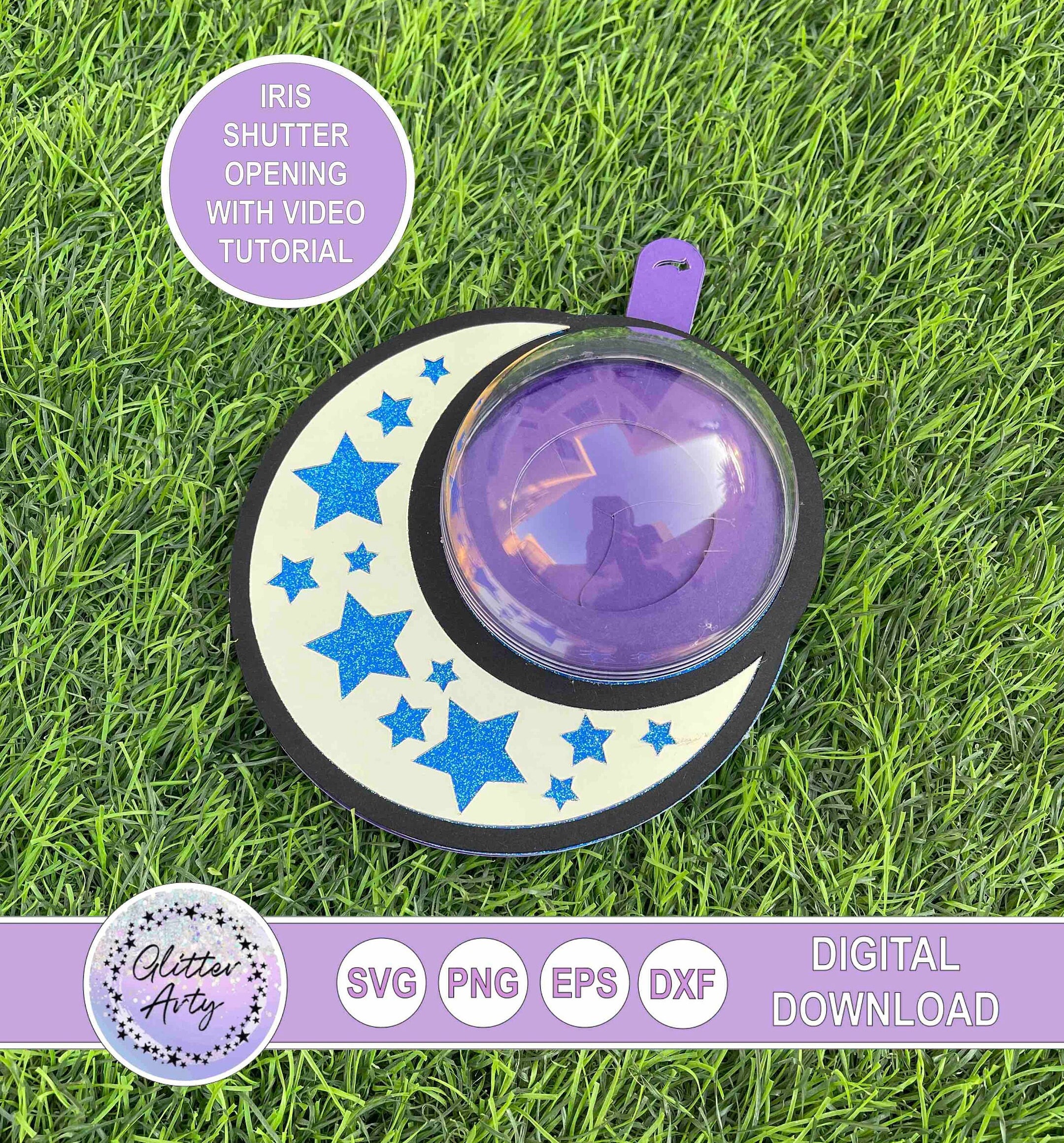 CRESCENT MOON Candy Holder SVG/ Dome With Opening Mechanism - Etsy