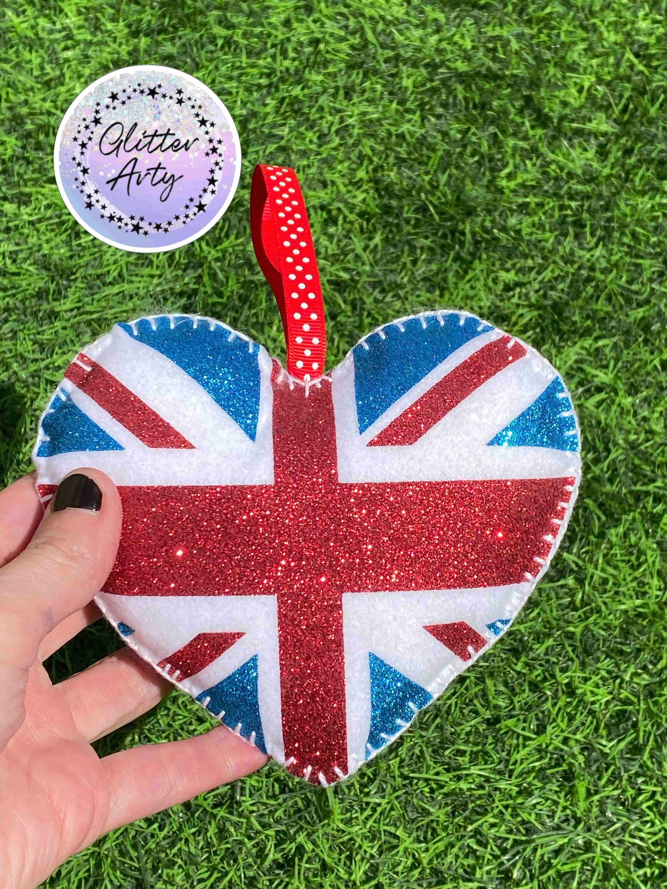 UNION JACK HEART -svg, Dxf, Png, Eps - (british, Uk, Coronation, King ...