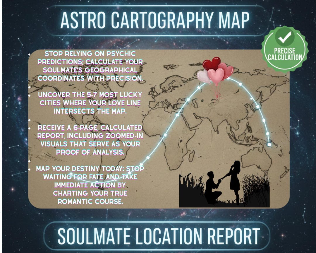 Soulmate Location Astro Map | 7th House Local Space Reading | Guide 24 ...