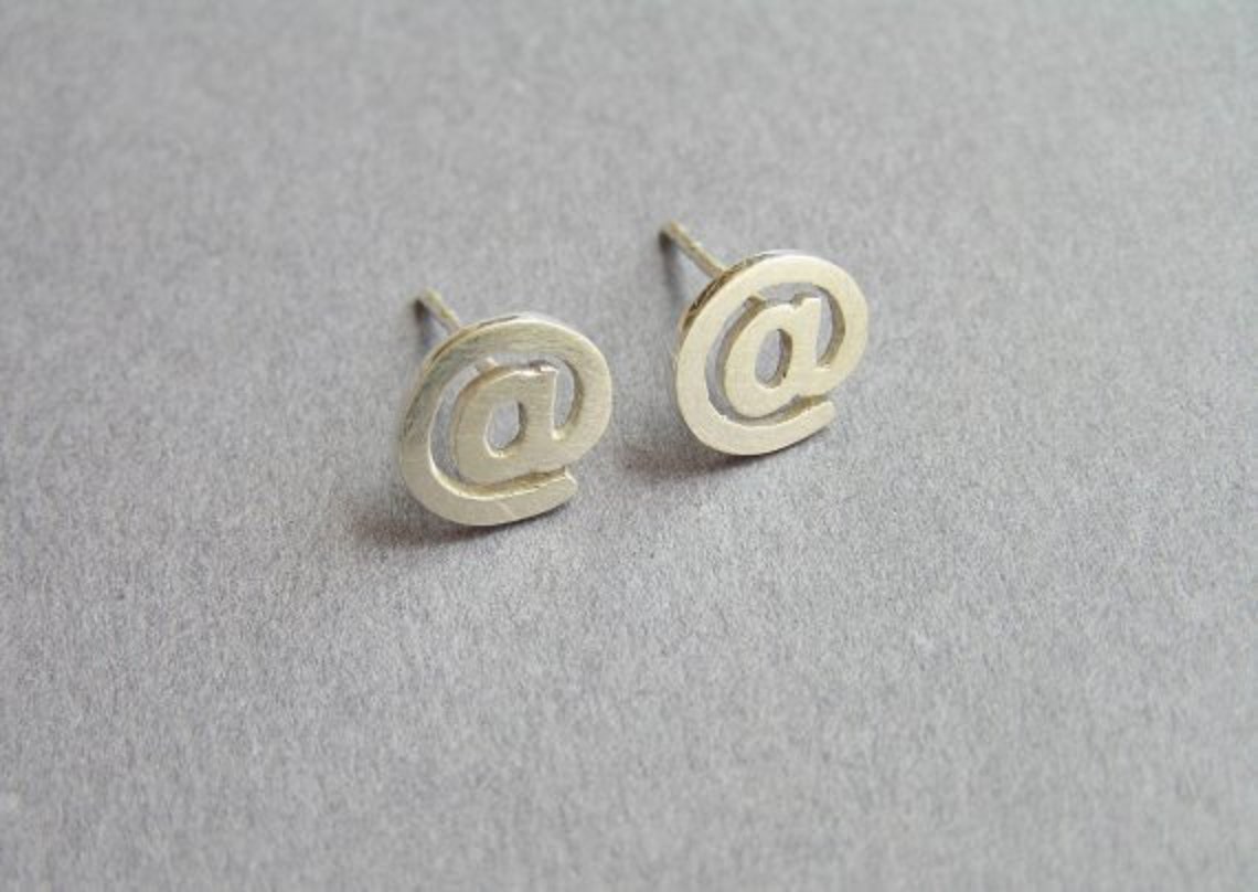 Sterling Silver Studs Silver Stud Earrings Minimalist - Etsy