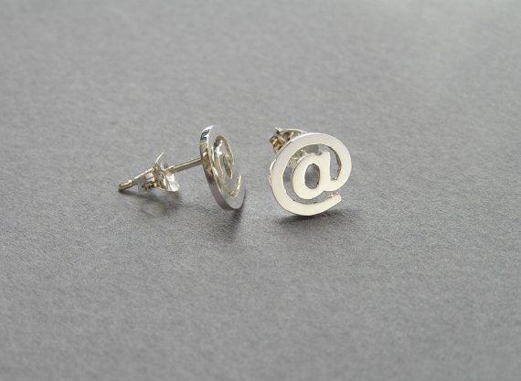 Sterling Silver Studs Silver Stud Earrings Minimalist - Etsy