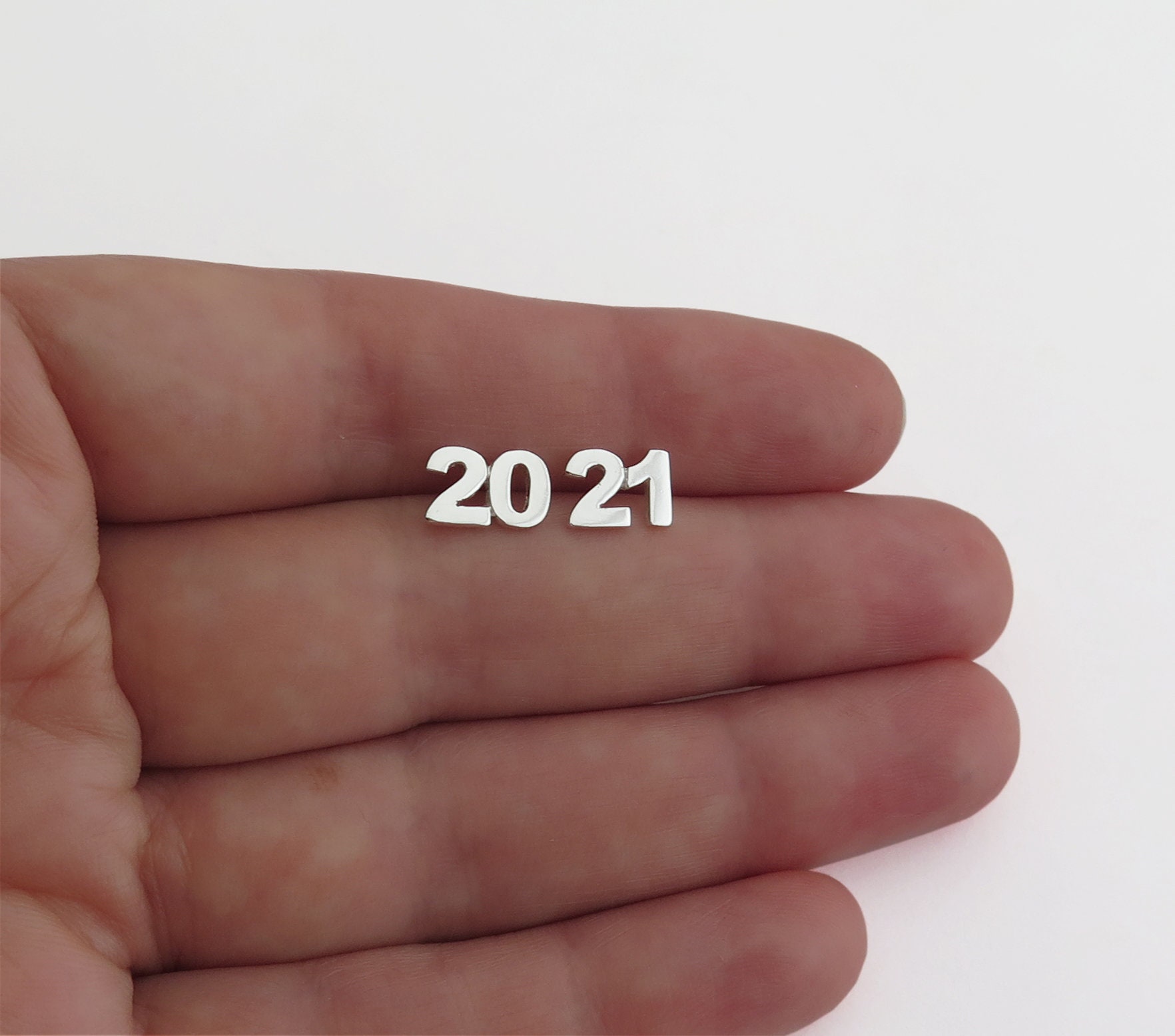 Custom Numbers Earrings Number Stud Earrings Two Digits | Etsy