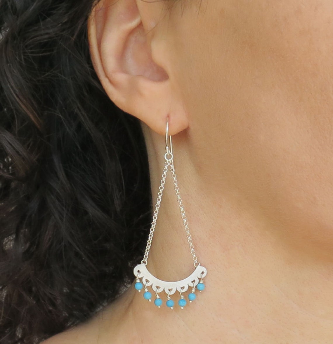 Long Dangle Earrings Long Earrings Long Drop Earrings Long - Etsy