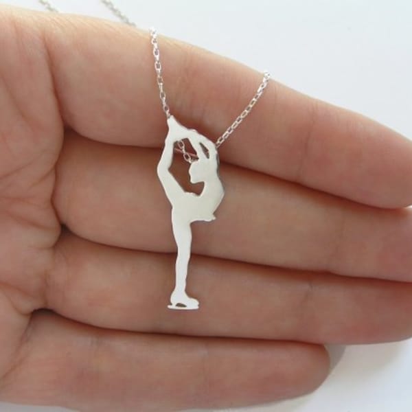 Ice Skating Necklace - Etsy