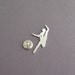 Bruce Springsteen Pin Sterling Silver Badge Bruce - Etsy