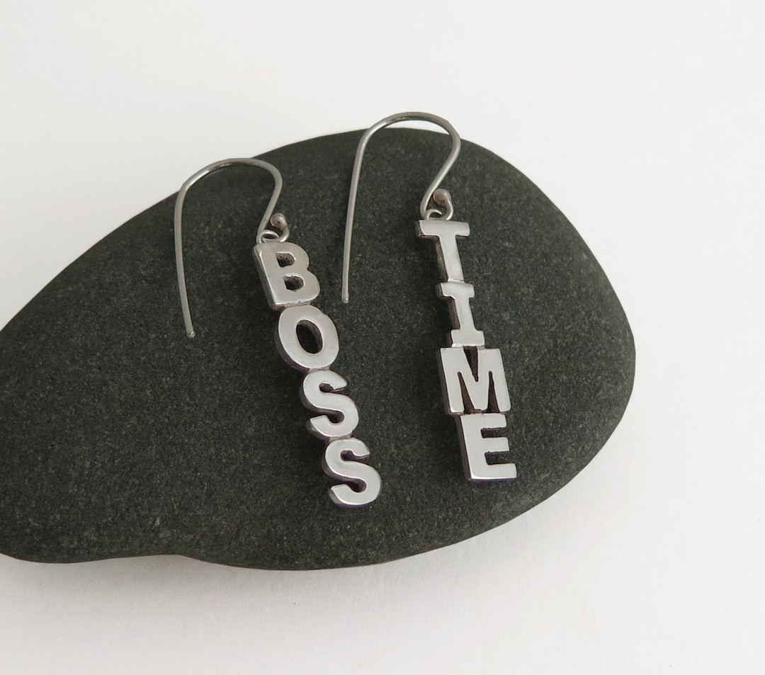 Boss Time Earrings - Bruce Springsteen Fan Gift - the Boss ...