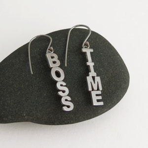 Boss Time Earrings - Bruce Springsteen Fan Gift - the Boss ...