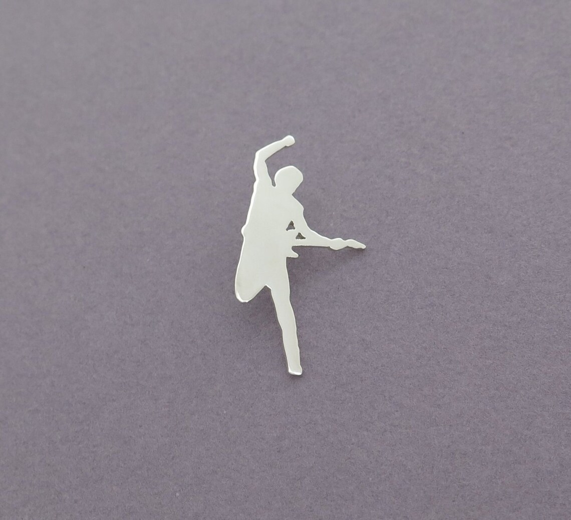 Bruce Springsteen Pin Sterling Silver Badge Bruce - Etsy