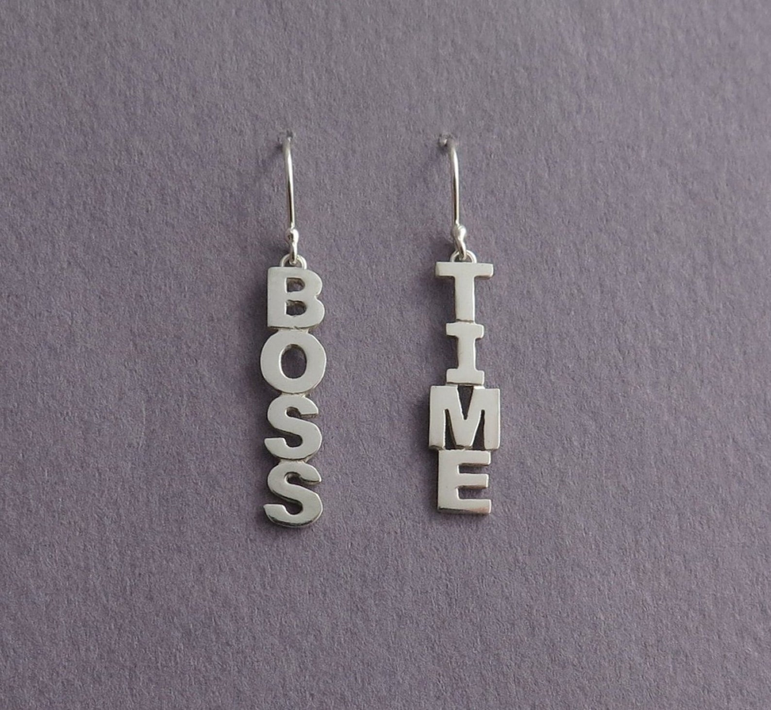 Boss Time Earrings Bruce Springsteen Fan Gift The Boss | Etsy