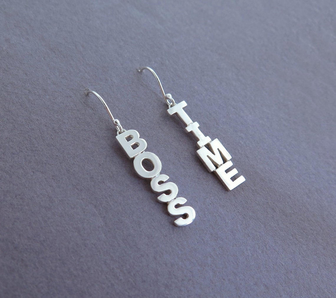 Boss Time Earrings Bruce Springsteen Fan Gift the Boss | Etsy