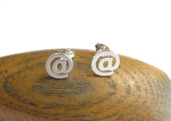 Sterling Silver Studs Silver Stud Earrings Minimalist - Etsy