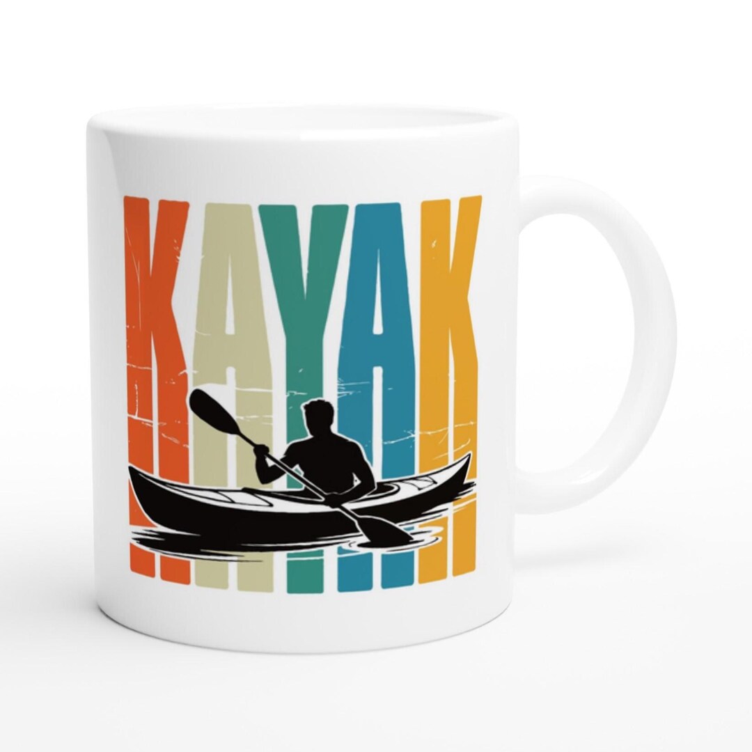Kayak Mug as Kayaking Gift, Kayaking Gifts, Kayak Gift, Gift for Kayak ...