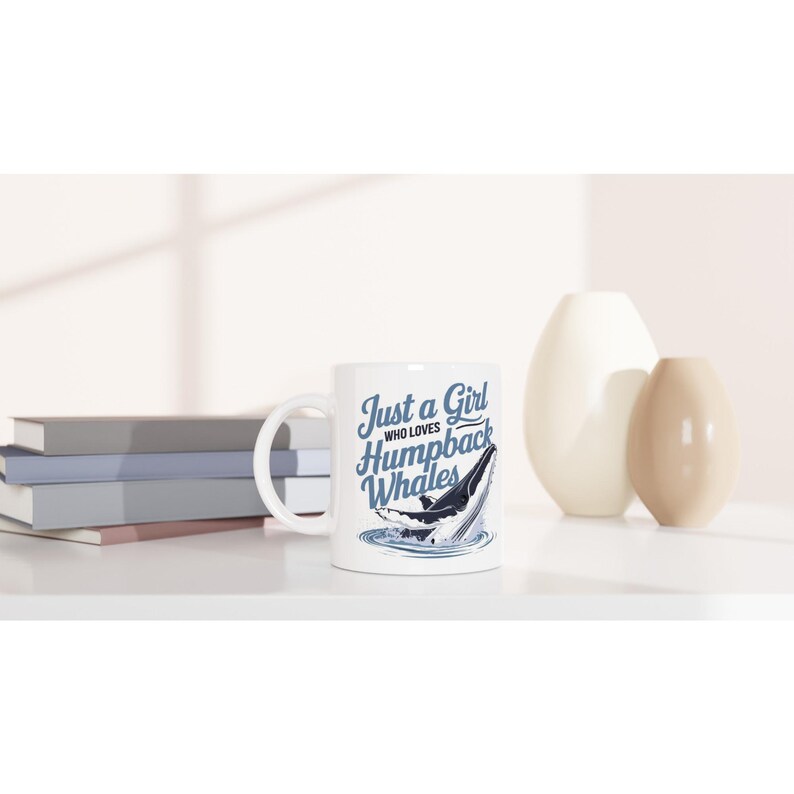 Humpback Whale Mug as Gift for Whale Lover, Whales, Ocean, Animal Mug ...