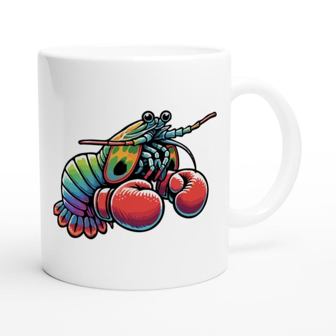 Mantis Shrimp Boxing Gloves, Funny Mantis Shrimp Mug, Mantis Shrimps ...