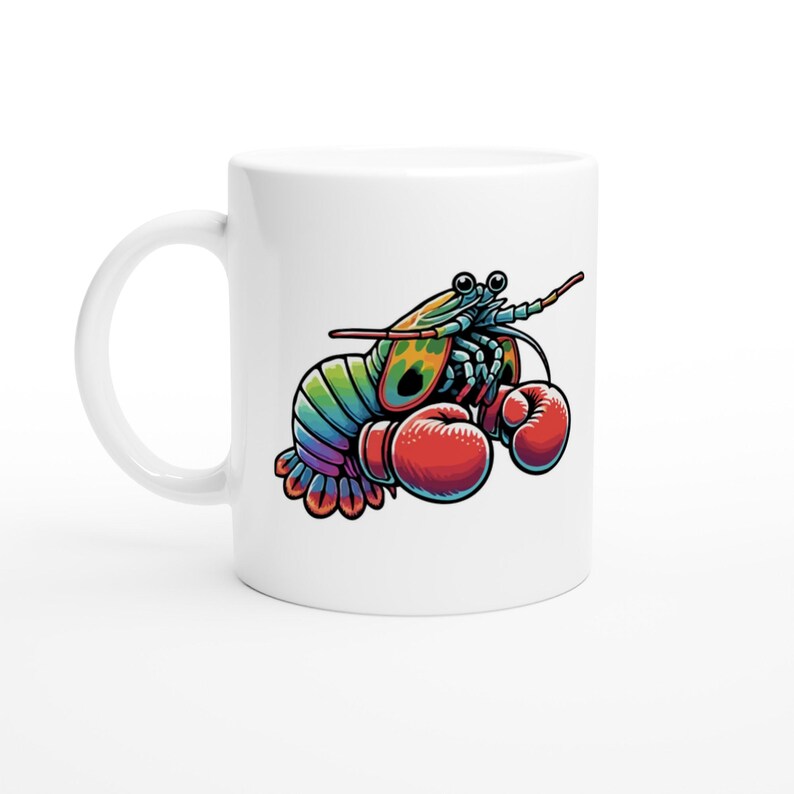 Mantis Shrimp Boxing Gloves, Funny Mantis Shrimp Mug, Mantis Shrimps ...