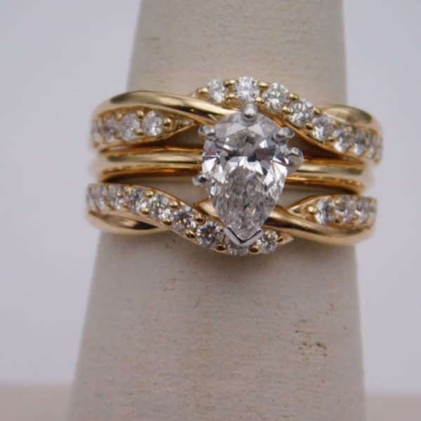 14k Gold Lab Created Diamond - Etsy