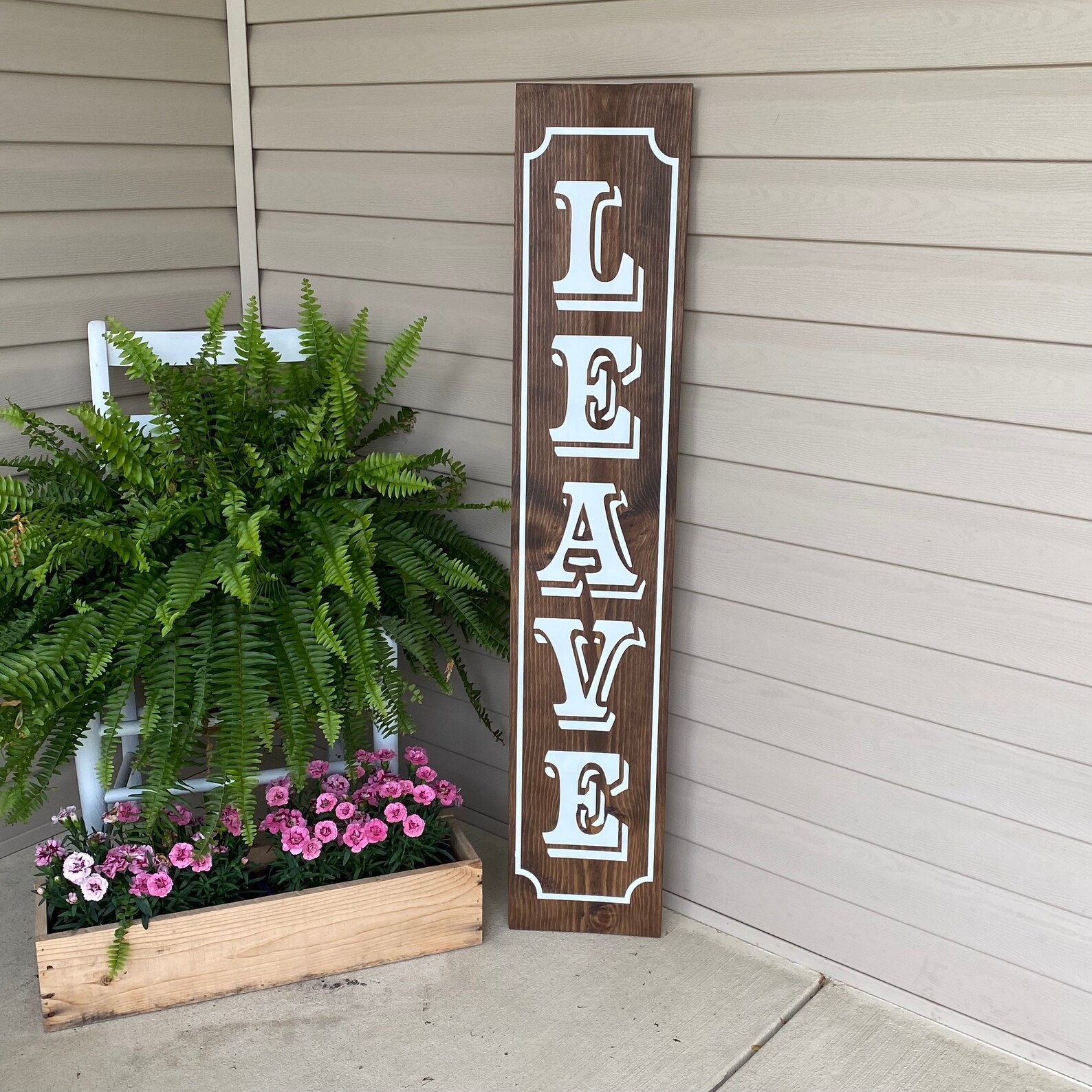 Leave Porch Sign Unwelcome Sign Front Porch Decor 22956 - Etsy