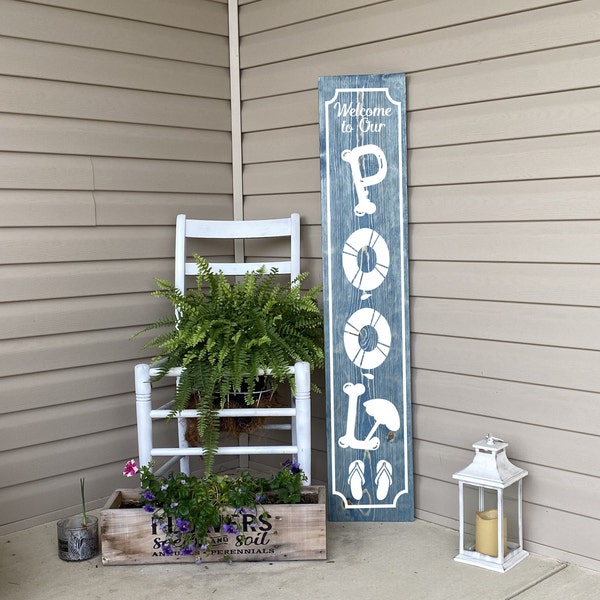 Pool Deck Signs - Etsy
