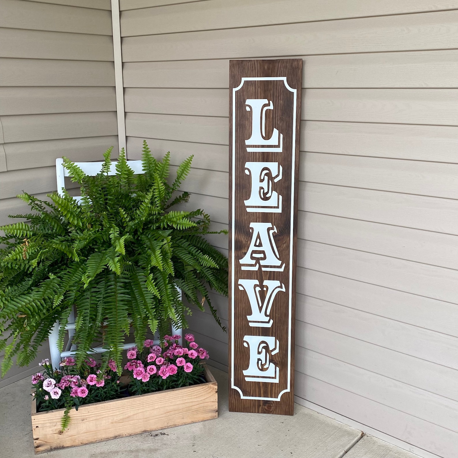 Leave Porch Sign Unwelcome Sign Front Porch Decor 22956 - Etsy