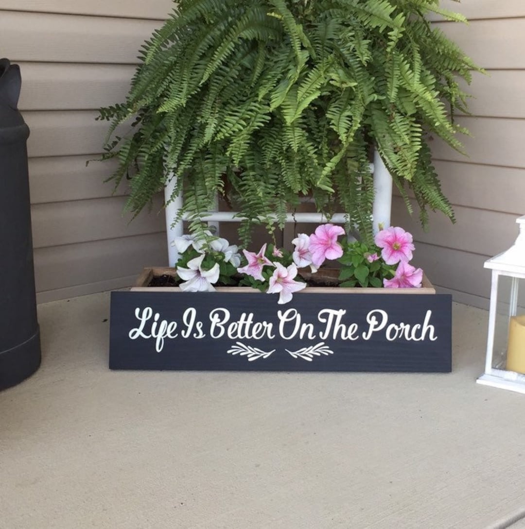 Hand Painted Porch Sign | Rustic Farmhouse Decor - Etsy