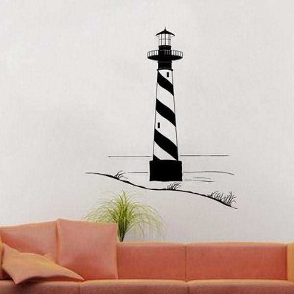 Lighthouse Decal - Etsy