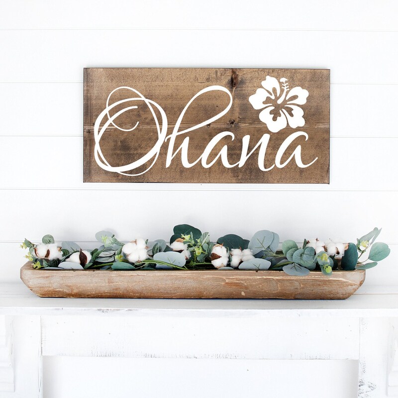 Ohana Wood Sign - Etsy