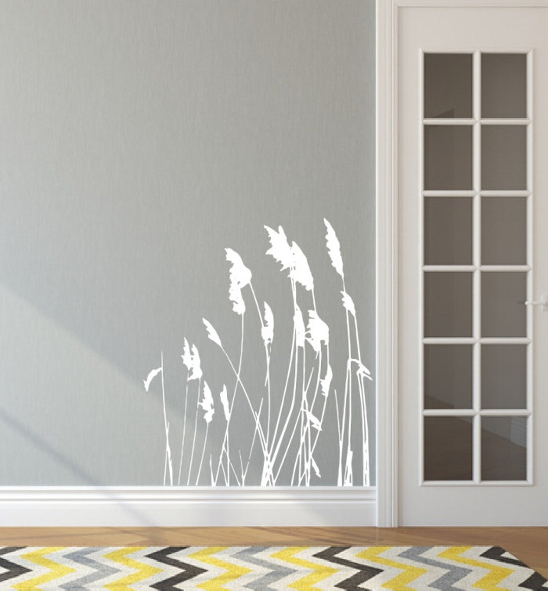 Sea Oats Decal Sea Grass Vinyl Wall Decal Beach Decor - Etsy