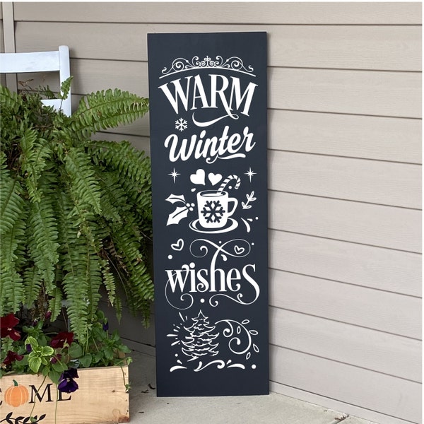 Winter Porch Sign - Etsy