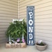 Welcome to Our Pond Sign Porch Sign Porch Decor Dock Sign - Etsy