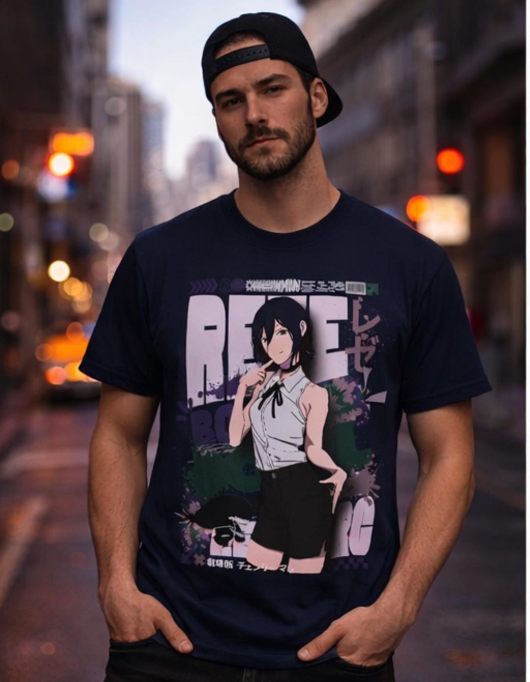 Reze Chainsaw Man T-shirt | Anime Graphic Tee | Manga Streetwear Shirt ...