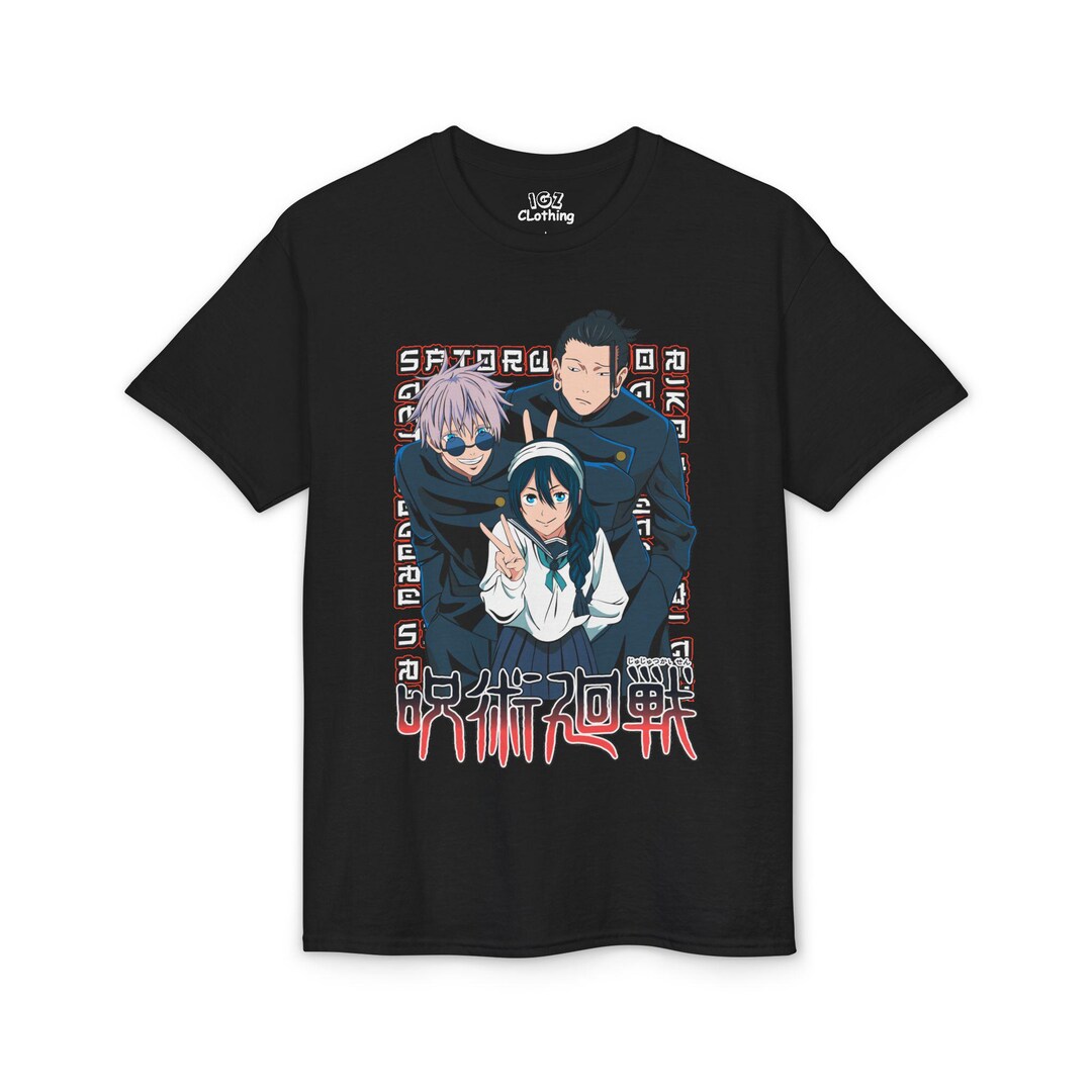 Gojo X Geto Anime Graphic Tee, Streetwear Manga T-shirt - Etsy