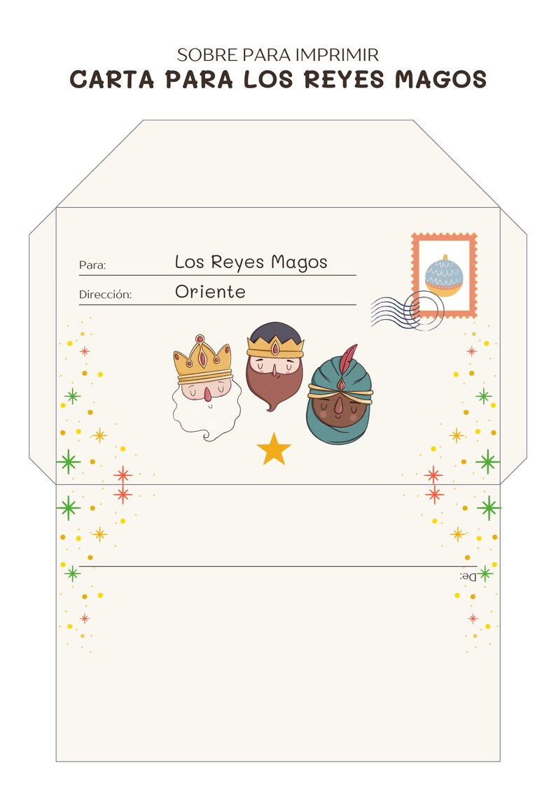 Letter to the Three Wise Men | Three Kings Day Letter Printable ...