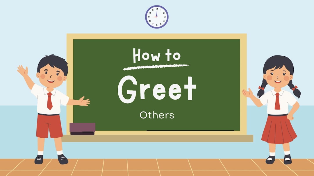 How to Greet Others Social Story - Etsy