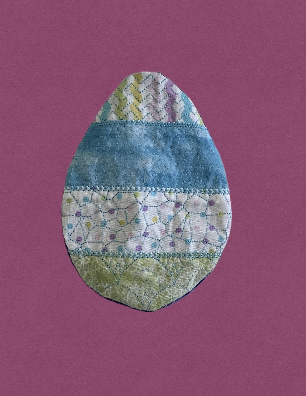 Easter Egg Coaster With Back Pocket, Multicolors 4.5 X 6.25 Inches - Etsy
