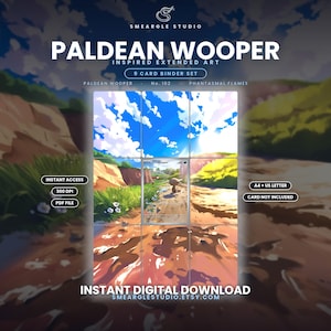 Paldean Wooper 102/94 Extended Binder Art Display (digital Download ...